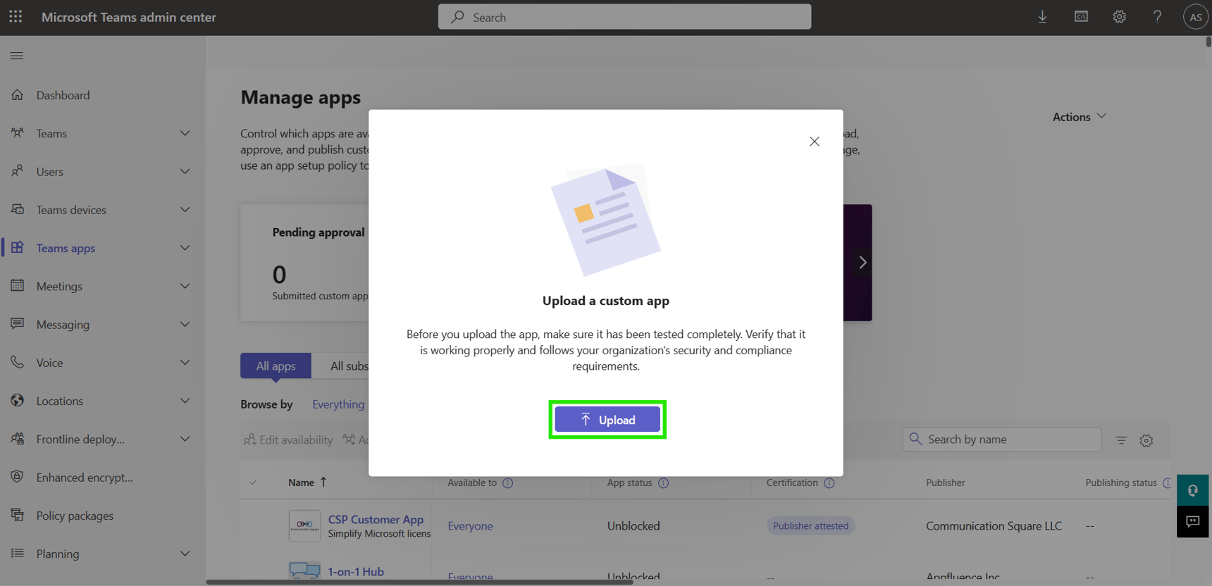 Adding ResNet Microsoft Teams App